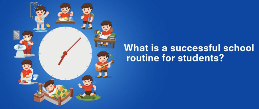 What is a successful school routine for students?