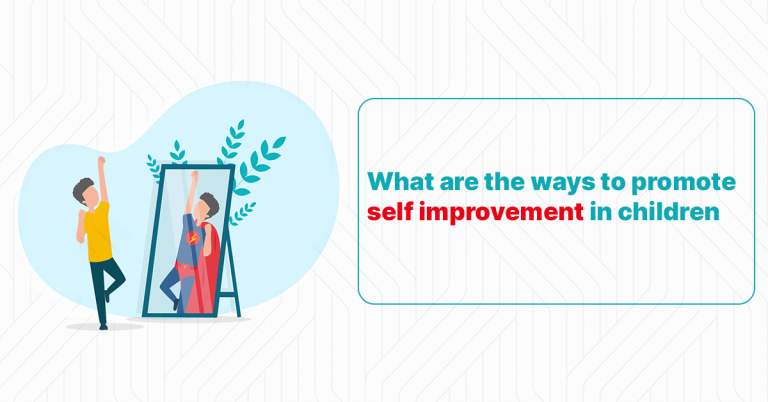 What are the ways to promote self-improvement in children?